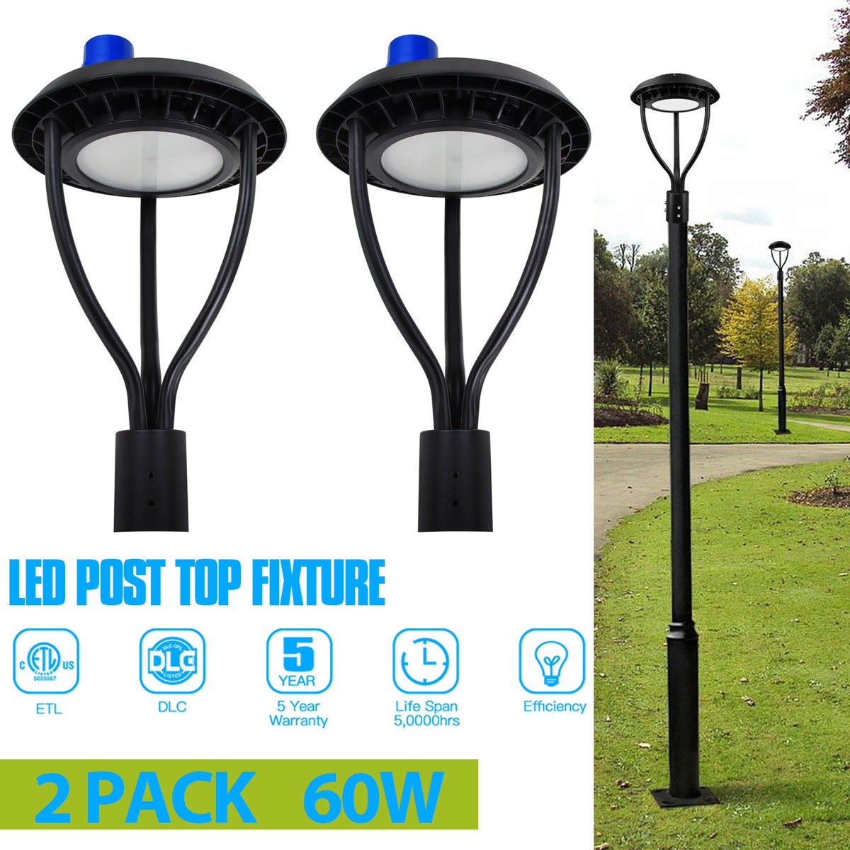 Parking Lot Light Pole Covers 2.5"x4" Curved Oval Black Steel Hand