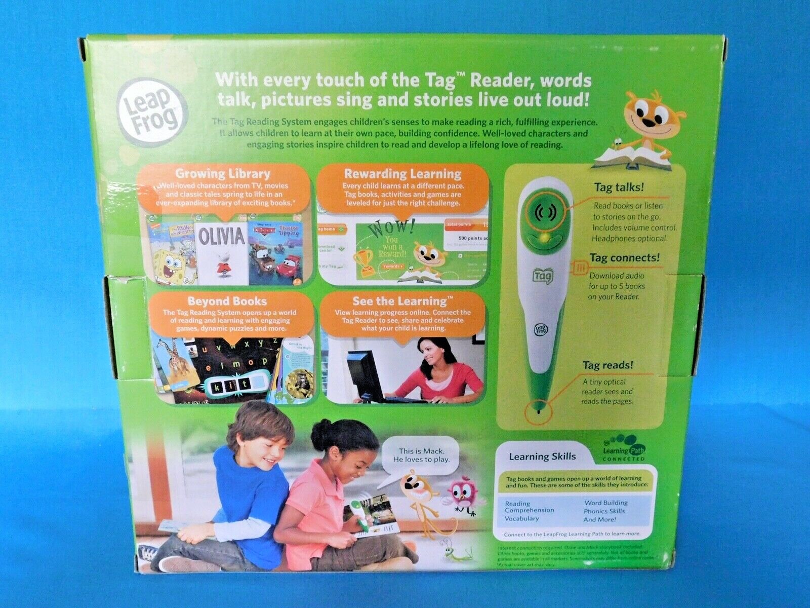 LEAP FROG TAG READING SYSTEM COMPLETE + 5 EXTRA BOOKS CLEAN & WORKING ...