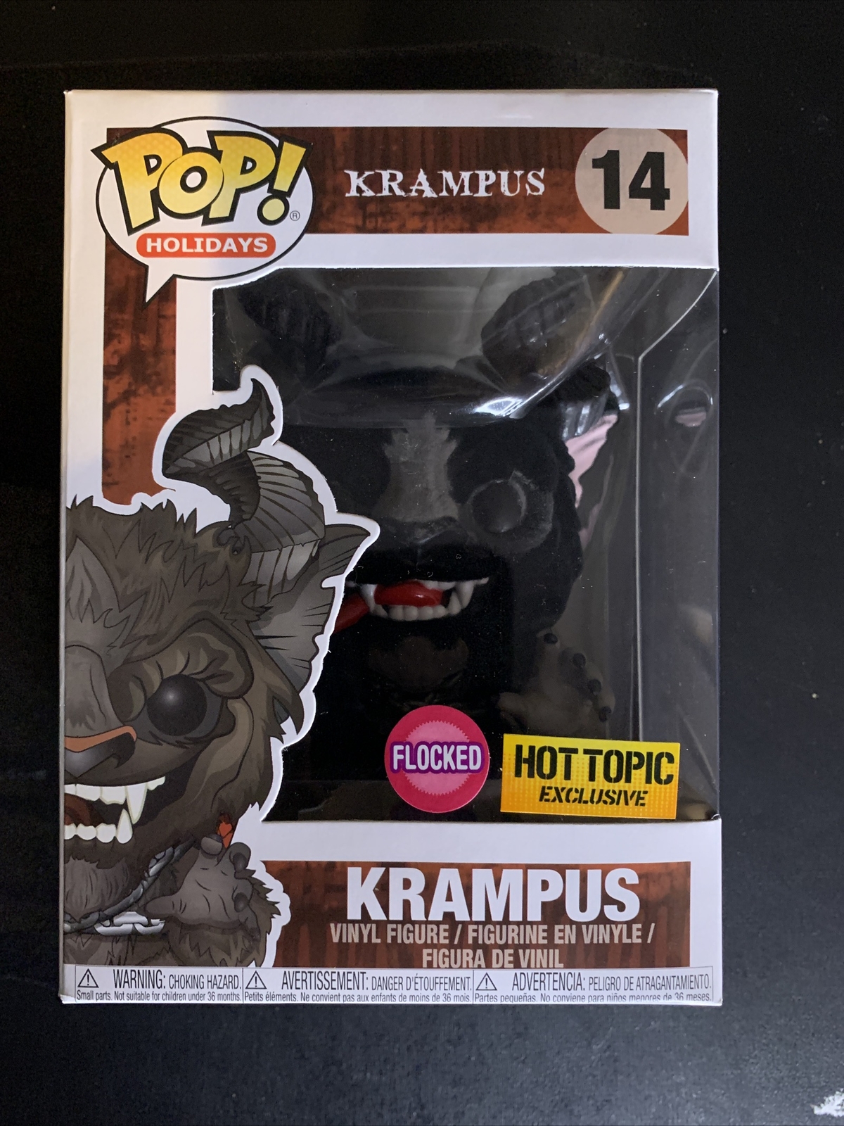 Funko Pop KRAMPUS FLOCKED - Hot Topic Exclusive Holidays Vinyl Figure ...