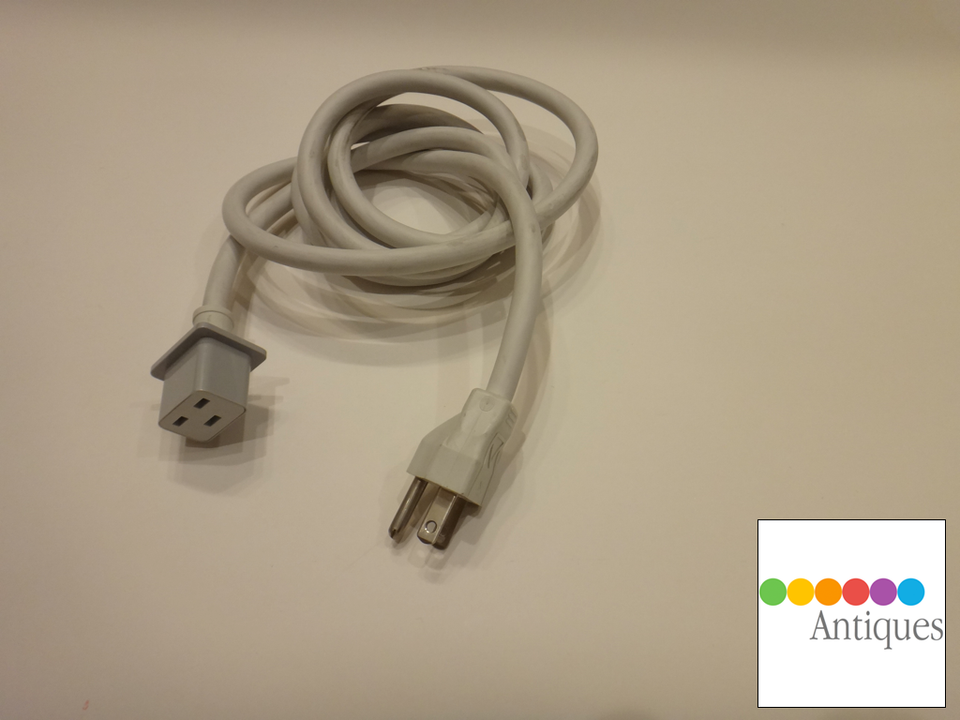 Apple 6' White & Gray C19 RARE Power Cable for Power Macintosh Mac G5 ...