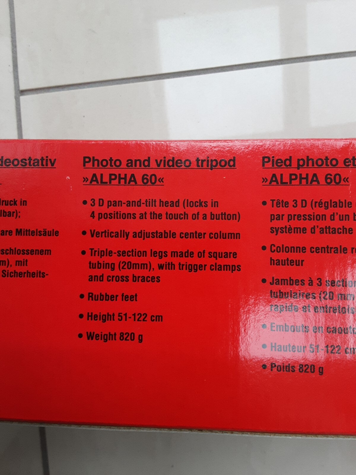 Hama Alpha 60 Tripod for sale online | eBay