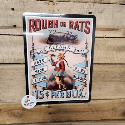 Vintage RAT POISON Advertisement - vintage, Sign, AD, old signs, pest ...
