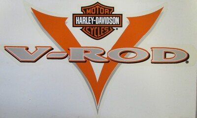 Harley Davison V-rod logo XL decal 9 Inch new | eBay