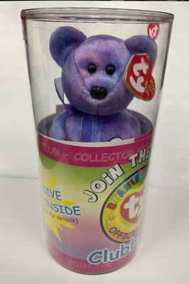 TY Beanie Baby Clubby IV 4 Official Club Collector Kit Mystery Button ...