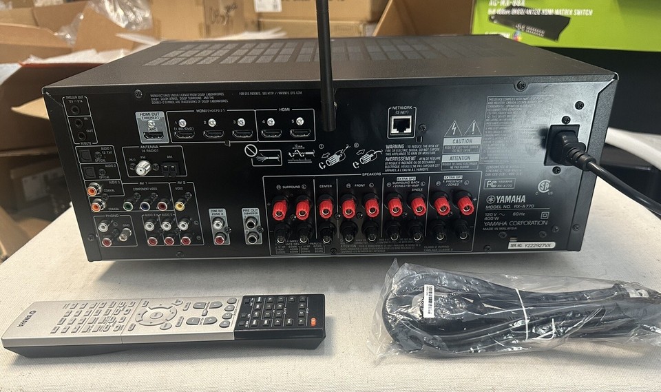 Yamaha RX-A770 7.2 Channel AVENTAGE Network AV Receiver | eBay