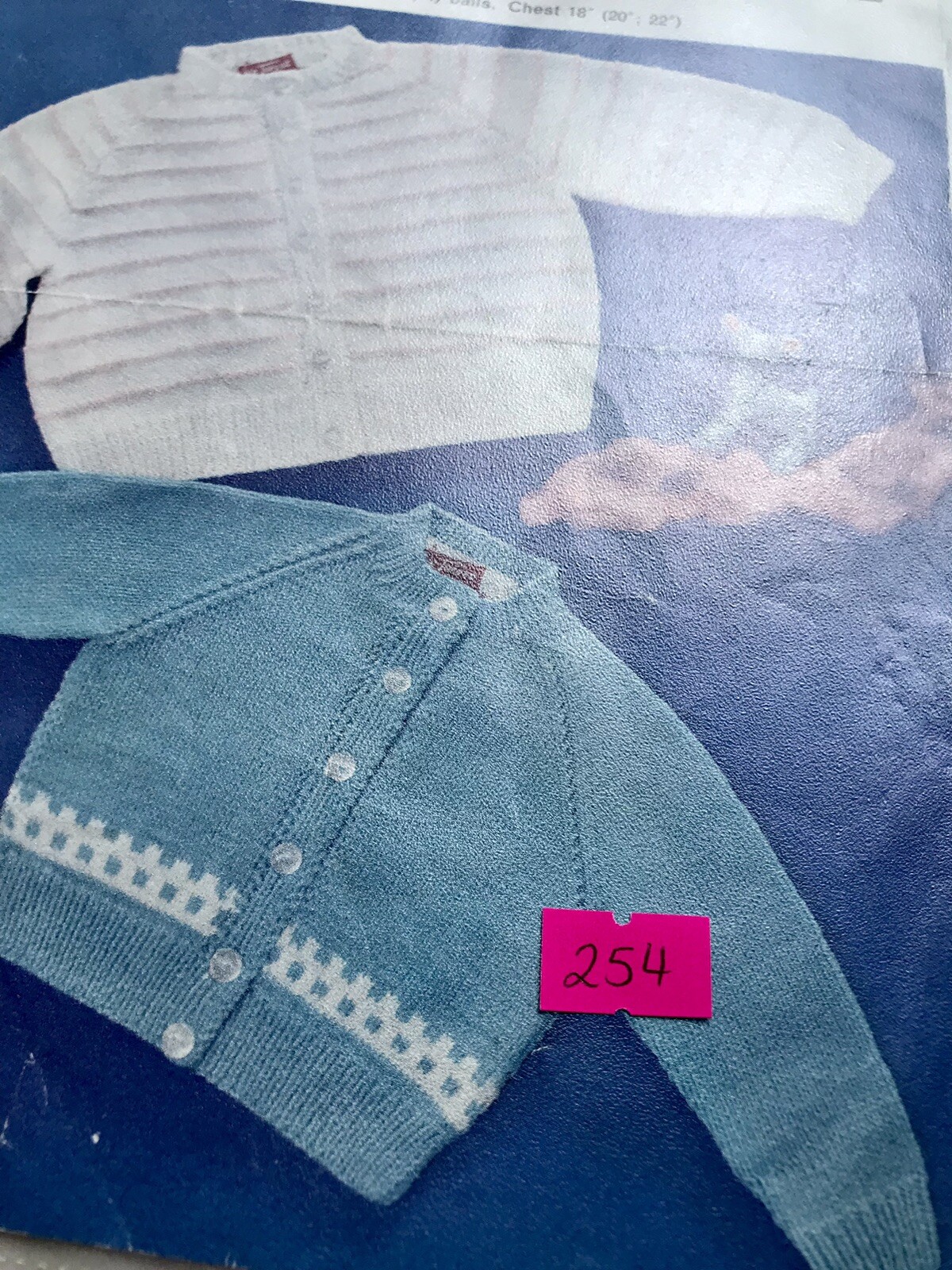 Lee Target 6519 Knitting Pattern Baby Cardigans 3 Ply Vintage Girls 18 ...