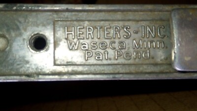 VINTAGE HERTER'S CASTING ROD HANDLE 17" CORK AND ALUMINUM CONSTRUCTION ...