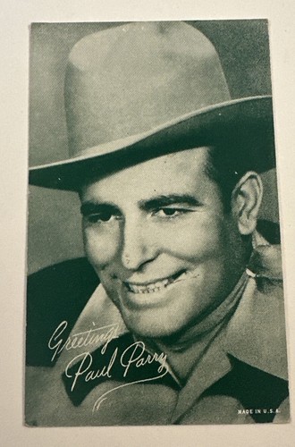 Greetings Paul Parry Arcade Cards Western - Cowboy | eBay