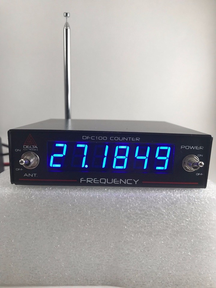 DELTA DFC100 WIRELESS or INLINE 6 DIGIT PRECISION FREQUENCY COUNTER CB ...