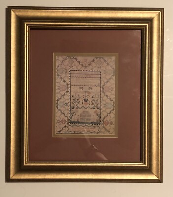 Framed Print of Hannah Cutter’s Concord Sampler Circa 1800 | eBay