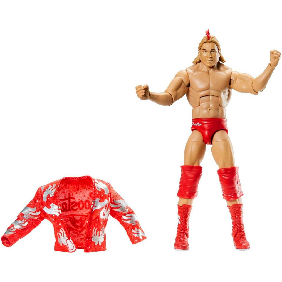 WWE Red Rooster Elite Wrestling Action Figure Toy AEW WWF Figurines ...