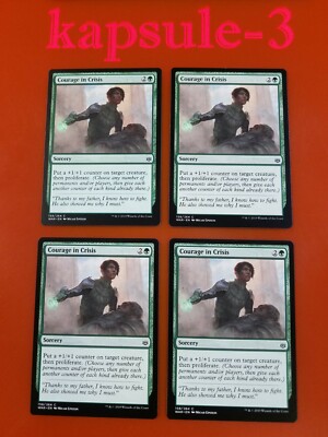 4x Courage in Crisis (LP-NM) | War of the Spark | MTG Magic Cards | eBay