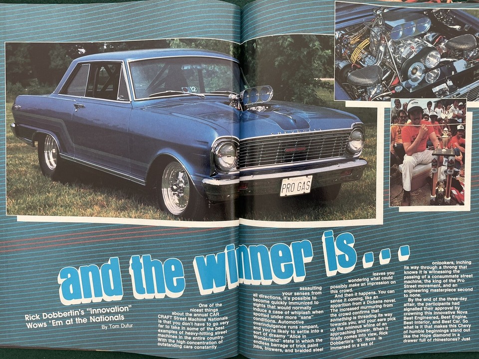 Vintage Car Craft Mag 82 Street Machine Nationals Mustang Nova Bad Boss ...