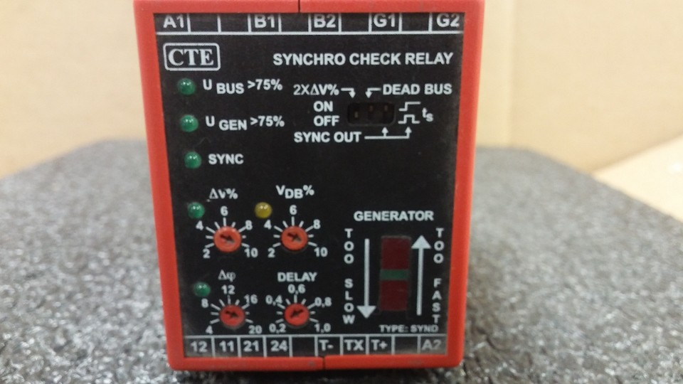 THIIM SYND 1102 D024 AA5C 38474-104 Type SYND 24 VDC Synchro Check ...