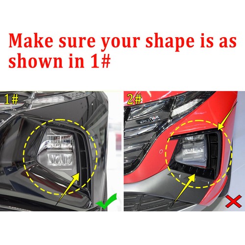 For Hyundai Tucson 2022-2023 Chrome Front bumper Air Vent Intake Cover ...