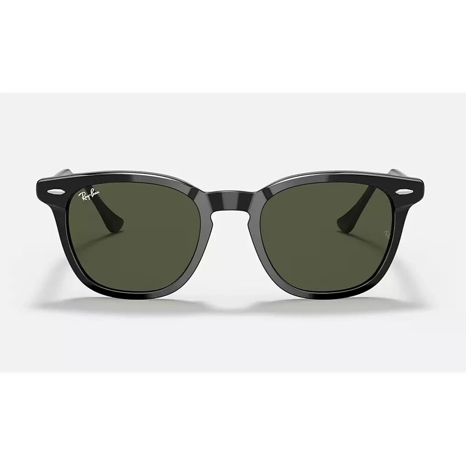 Ray Ban Hawkeye Sunglasses RB2298 901/31 Black Frame W/ Green Lens 50 ...