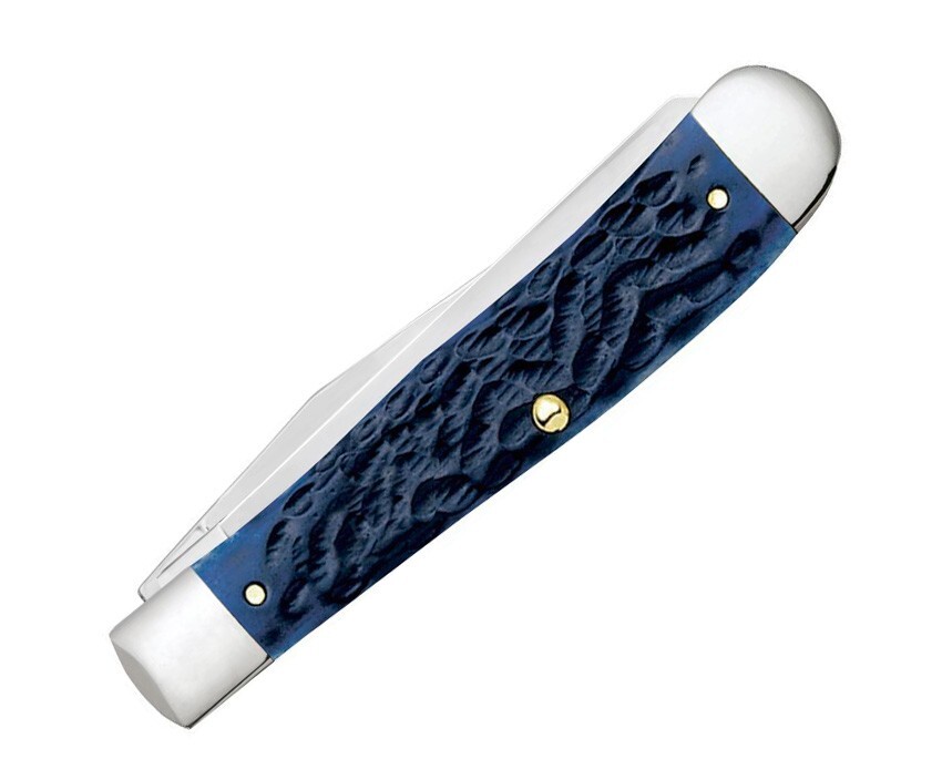 Case XX Masonic Trapper Pocket Knife Stainless Steel Blades Jigged Bone ...