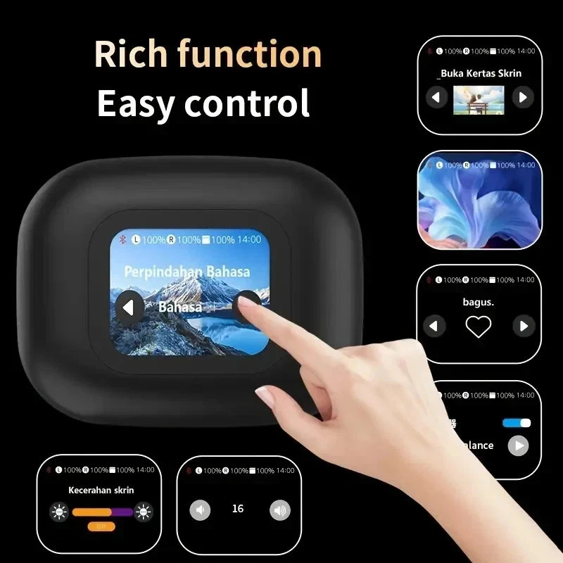 LCD AI Language Translator Device Real-time Smart Instant Voice 150 ...