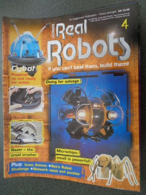 Issue 54 Eaglemoss Ultimate Real Robots Magazine Unopened With Parts ...