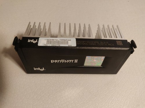IBM 02K2776 350MHZ PENTIUM II CPU PROCESSOR INTEL 80523PY350512PE SL2U3 ...