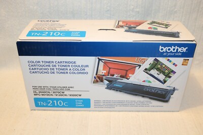 Genuine Original OEM Brother TN-210C Cyan Color Toner Ink Cartridge ...