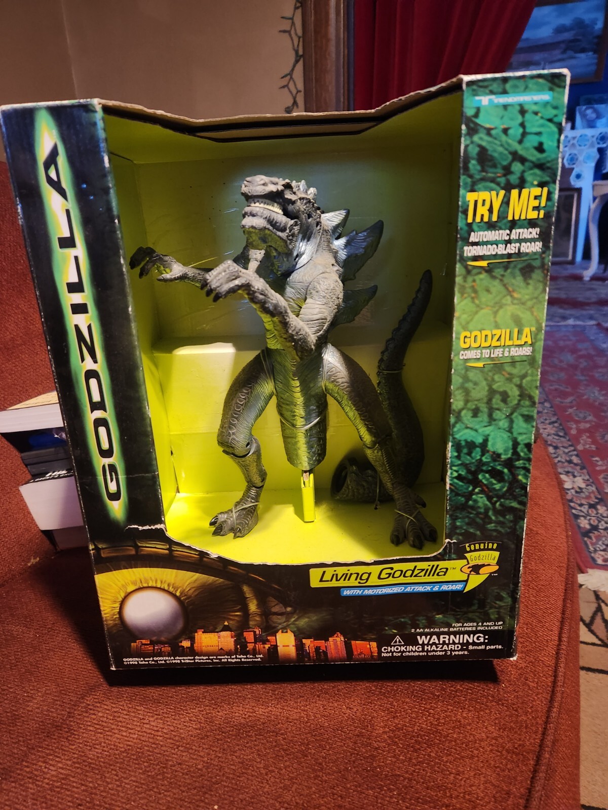 Godzilla Trendmasters 1998 Living Godzilla. Never Used. | eBay