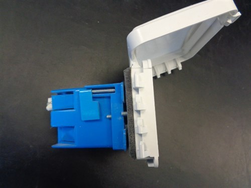 CARLON B114R ZIP BOX WITH WHITE HUBBELL GFCI & WHITE PLATE MARINE BOAT ...