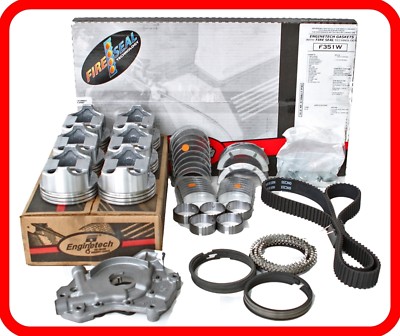 ENGINE REBUILD OVERHAUL KIT Fits: 1994-1998 MAZDA MPV SUV 3.0L SOHC V6 ...