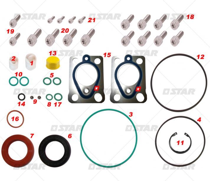 Reparatursatz Pumpe Common-Rail DFP3.4 Vgl. 7135-553 | eBay