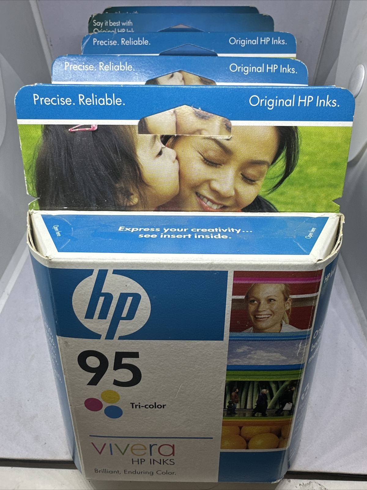 HP 95 Tri-Color Vivera HP Inkjet Print Cartridges (1 Lot Of 5) Genuine ...