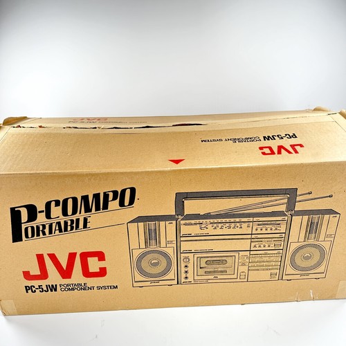 JVC PC-5 JW Vintage Iconic Cassette Boombox NEW IN OPEN BOX VERY RARE ...