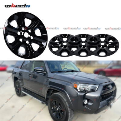 2014-2024 For Toyota 4Runner SR5 17" 6 Spoke Gloss Black Wheel Skins SET / 4 PCS | eBay