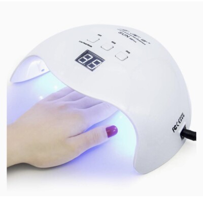 LKE UV LED Professional Lamp for Gel Nails, 40W Gel Nail Polish Dryer ...