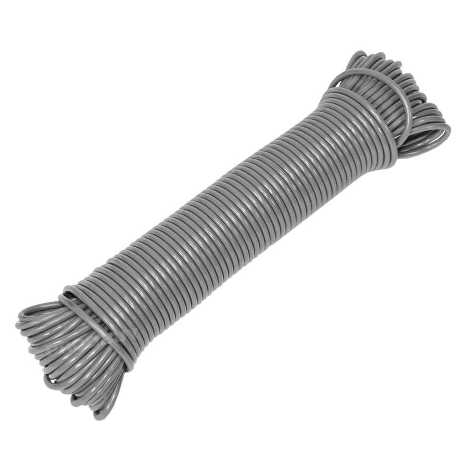 Replacement 20m Washing Line Steel Core Clothes Rotary Arier PVC Indoor ...
