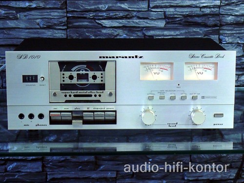 Marantz Tape ** SD 1010 ** Klassiker mit VU Metern , Riemen er neuert ...