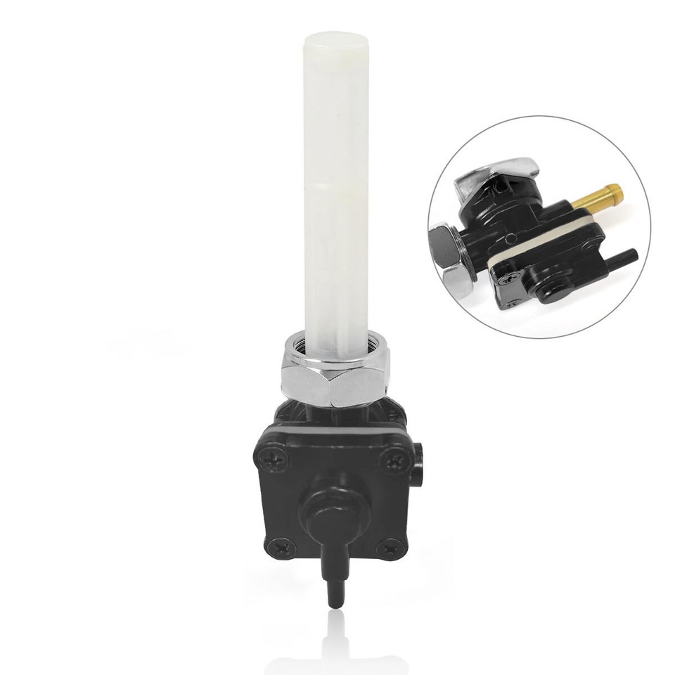 Fuel Valve Petcock 22mm Left exit For Harley VACUUM Petcock | eBay