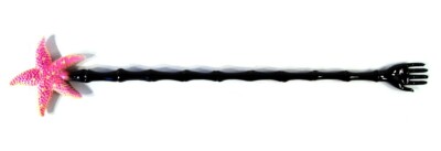 Hand Painted 18" Backscratcher Back Scratcher Pink Starfish Sea Star ...