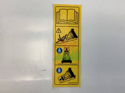 Autocollant Sticker Sécurité Rops Original Gianni Ferrari Tracteur ...