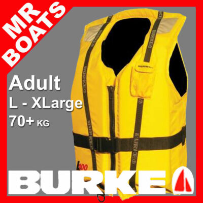 BURKE LIFEJACKET LARGE - XLARGE 70+kg ADULT L100 PFD1 Life Jacket FREE ...