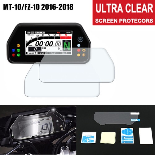 Ultra Clear Film Dashboard Screen Protectors For Yamaha MT10 FZ10 2016 ...