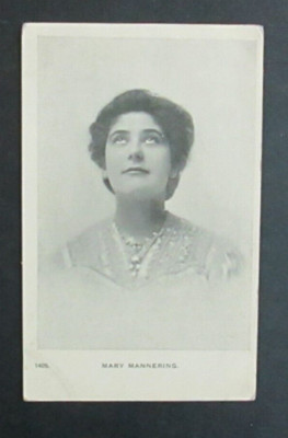 Mary Mannering Actress Hollywood Movie Postcard | eBay