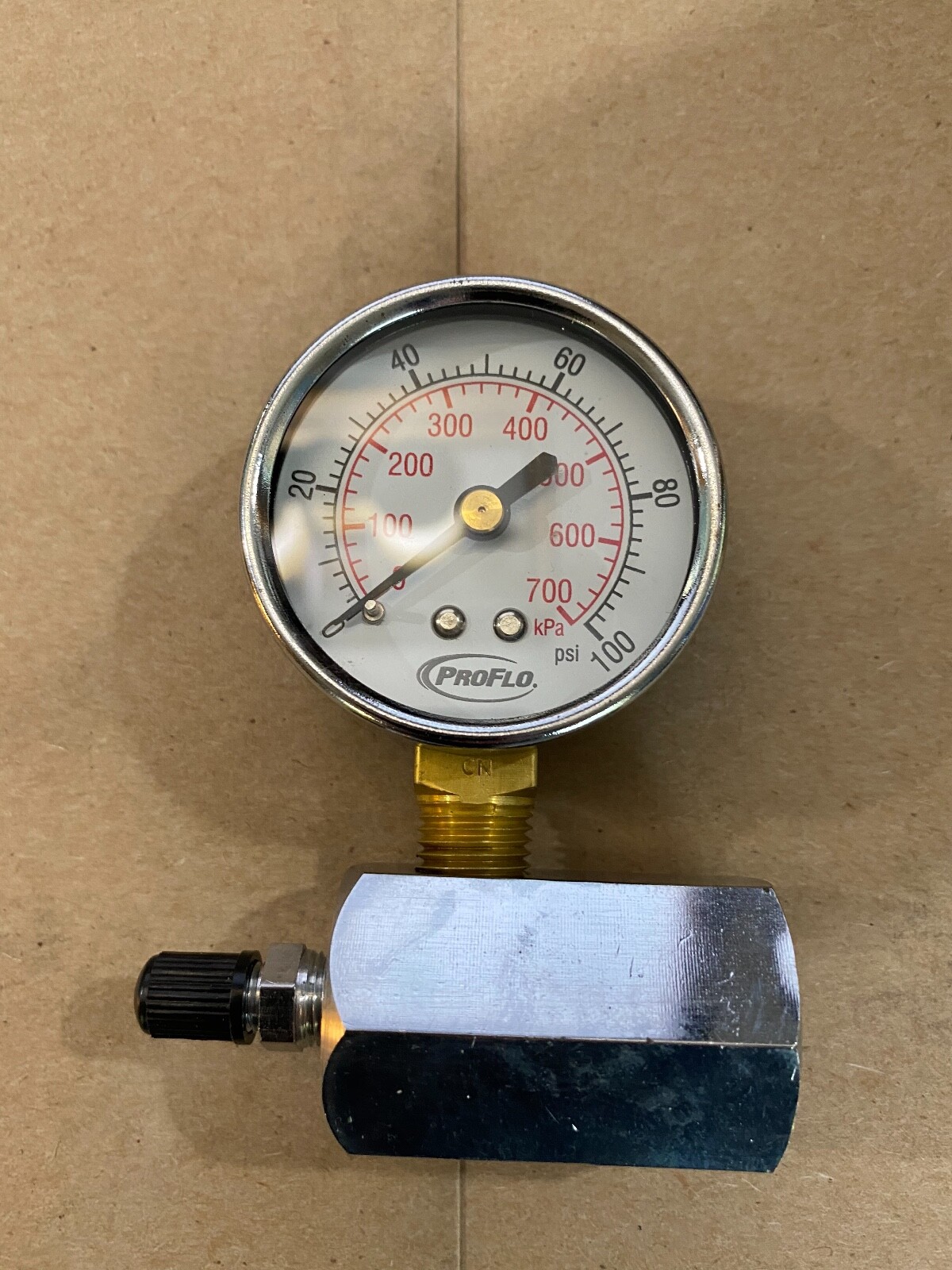 PROFLO 2" Gas Test Gauge Assembly 0-100 lb. PFGG100K | eBay