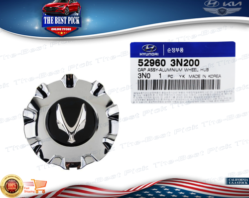 ⭐GENUINE⭐ Aluminum Wheel Hub Center Cap For Hyundai Equus 2011-2013 ...