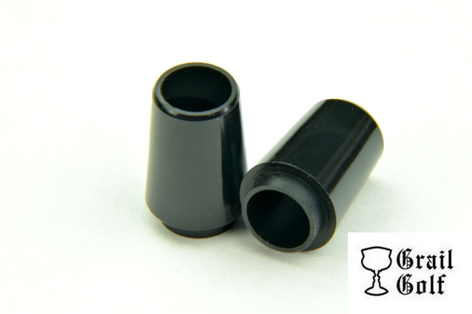 GRAIL GOLF NEW PREM BLACK "COLLARED IRON FERRULES PARALLEL .370 .75 ...