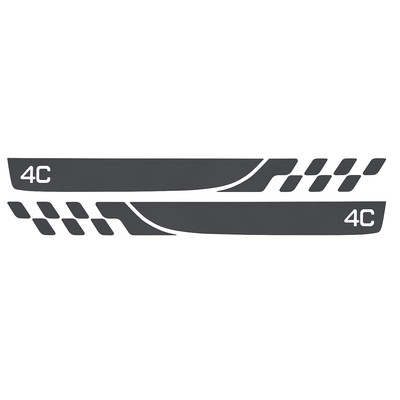 Sticker adesivi su brancardo per Alfa Romeo 4C | eBay