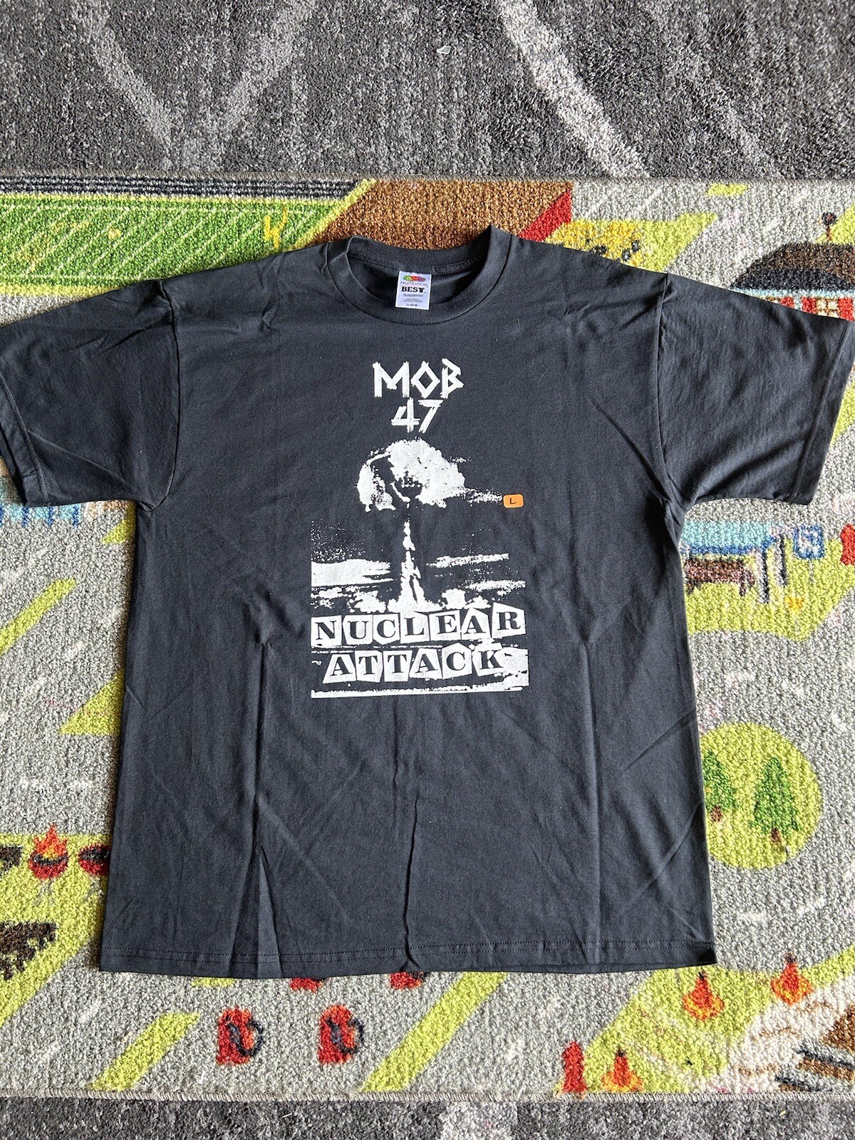 Vintage Mob 47 Nuclear Attack Rare HTF Band Punk Blac… - Gem