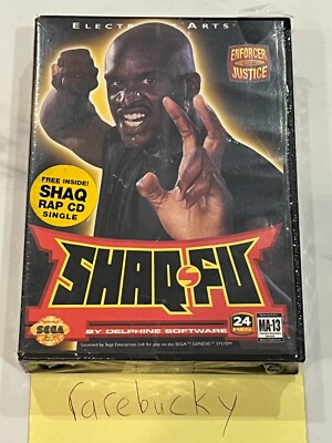 Shaq-Fu (Sega Genesis) NEW FACTORY SEALED W/CD, EXCELLENT SHAPE! | eBay