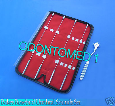 Bakes Rosebud Sounds 2mm,3mm,4mm,5mm SET+Pinwheel In Zipper Case | eBay