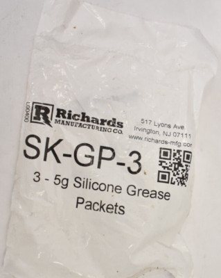 Richards Silicone Grease Packets 5g 3 Pack SK-GP-3 SM7704 Replacement ...