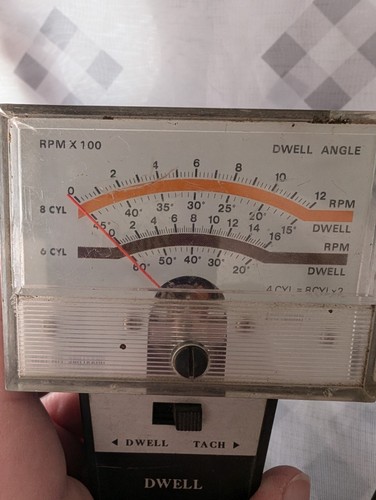 Vintage Hawk Dwell Tachometer Tester RPM Mechanics Tool | eBay